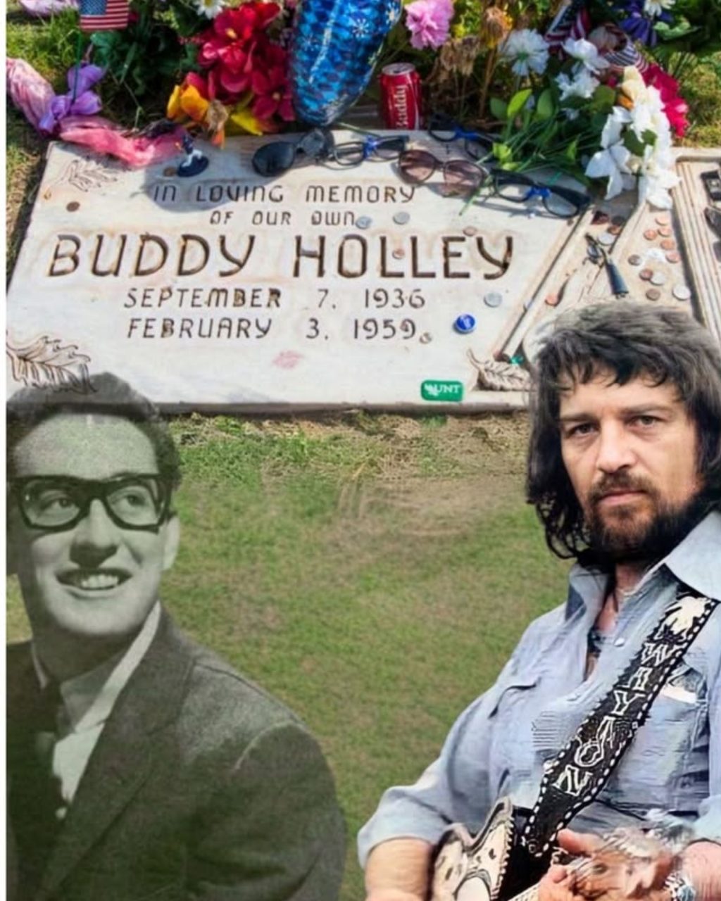 On February 3, 1959, Waylon Jennings narrowly escaped a fatal crash ...