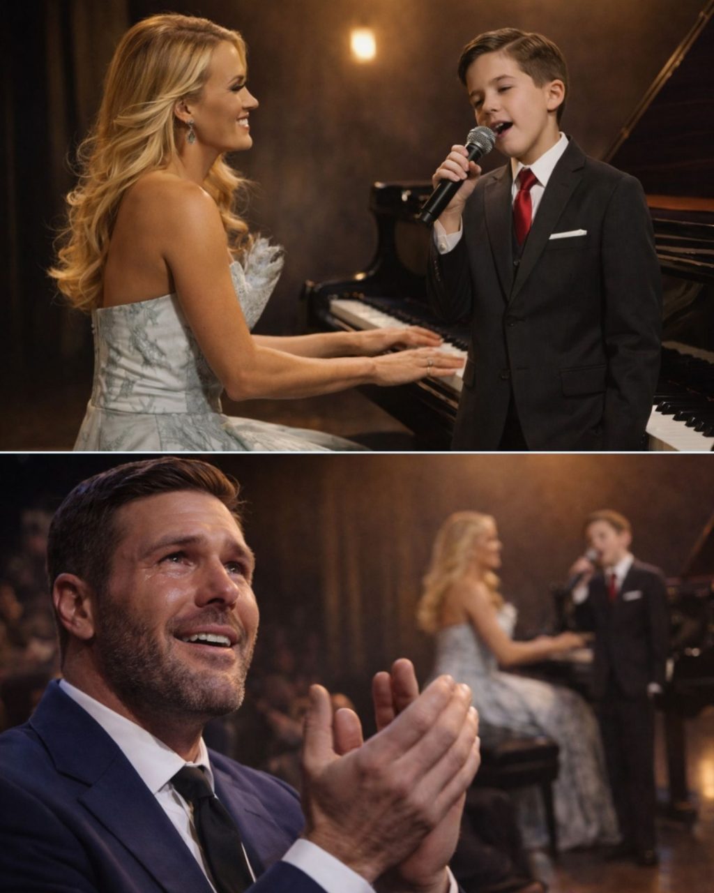 “THE CROWD NEVER EXPECTED THIS — NOT FROM CARRIE UNDERWOOD’S FAMILY.” Backstage, the roar of the ...