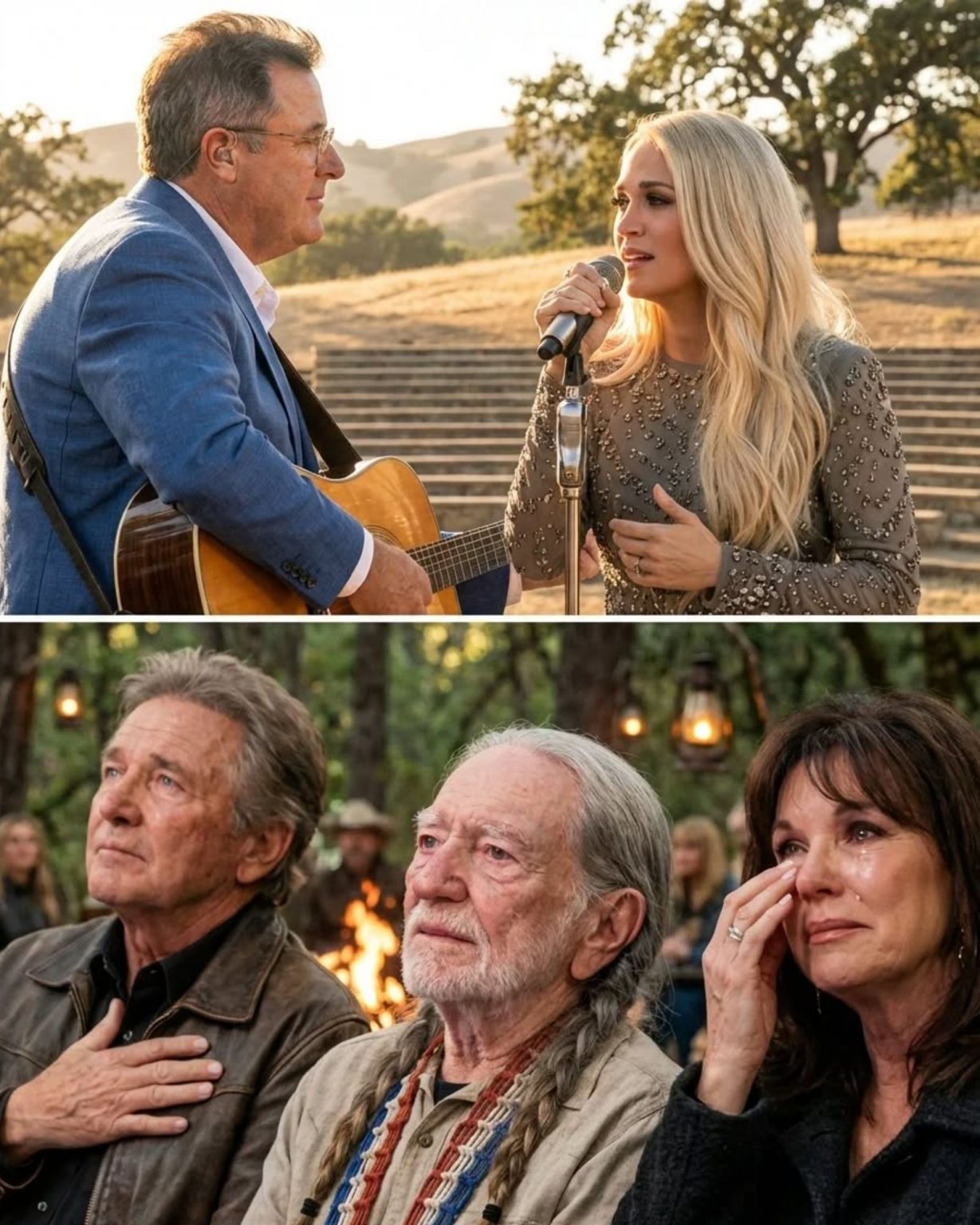 Everyone Came Expecting A Flawless Tribute Vince Gill And Carrie