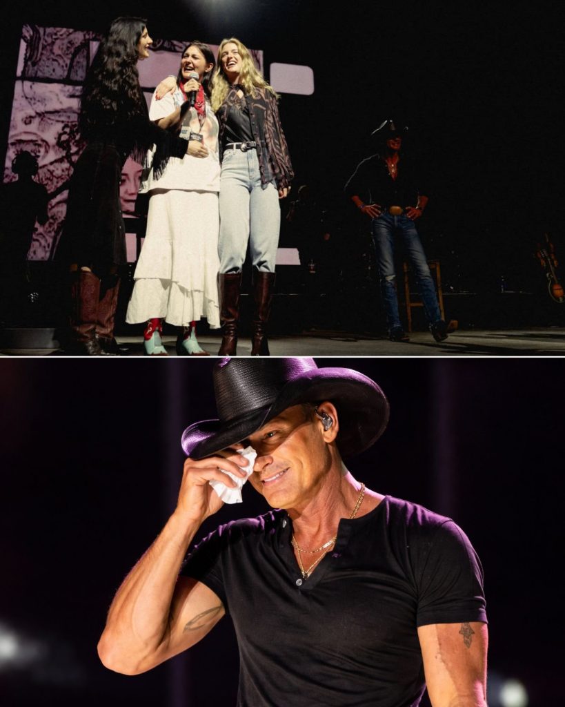 Last weekend in Nashville, Gracie, Maggie, and Audrey McGraw walked ...